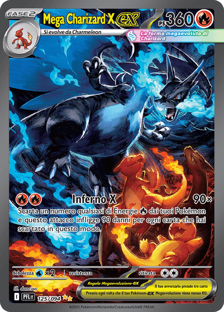 Mega Charizard X-ex - Fiamme Spettrali (PFL) #125 – Limitless